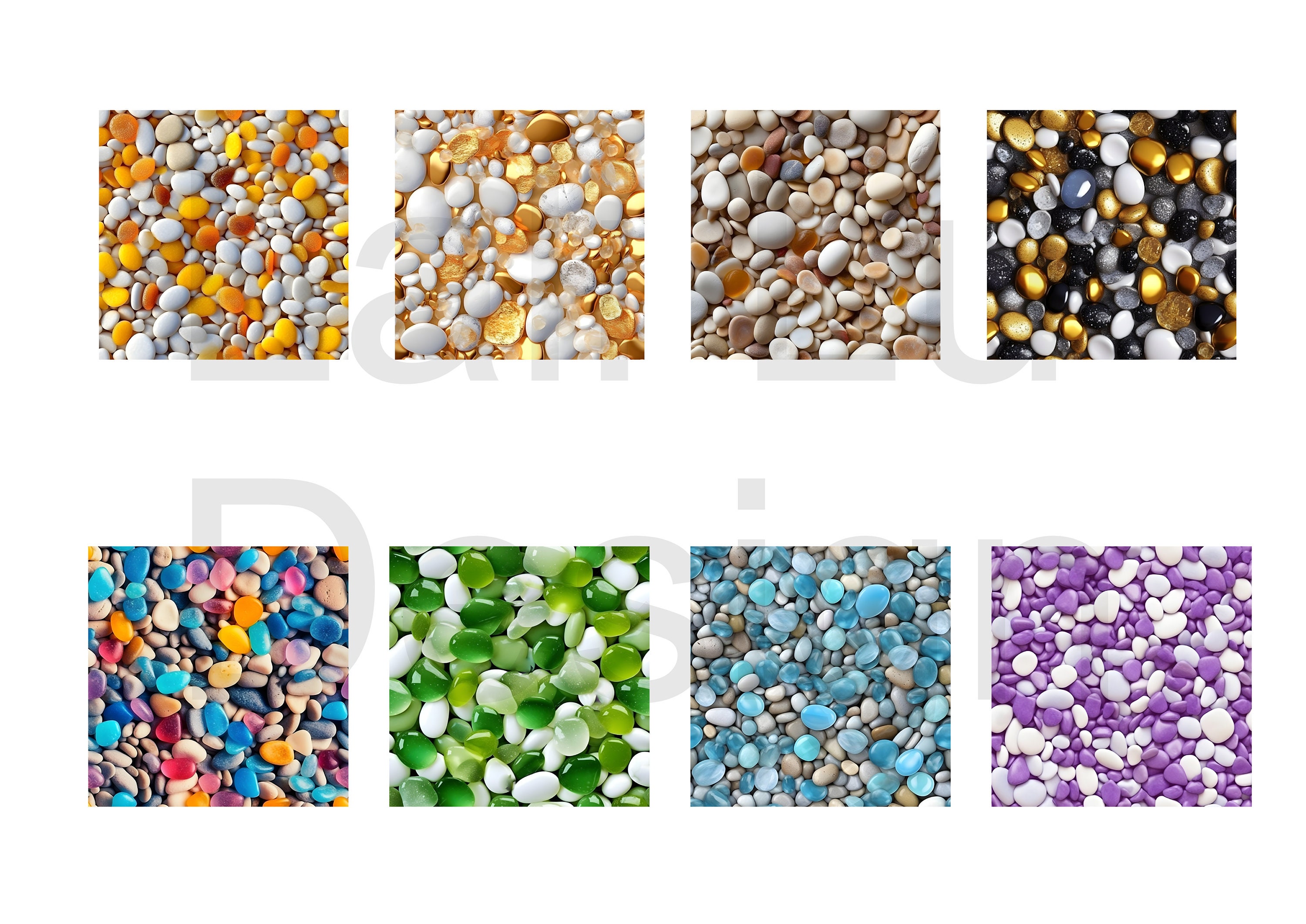 Pebbles Digital Scrapbook Printable Paper * Digital Paper * Stones ...