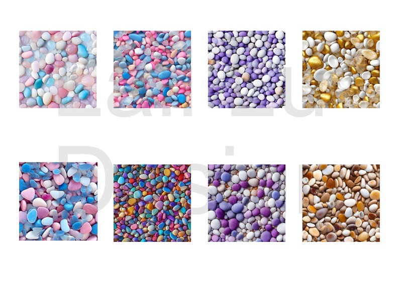 Pebbles Digital Scrapbook Printable Paper * Digital Paper * Stones ...