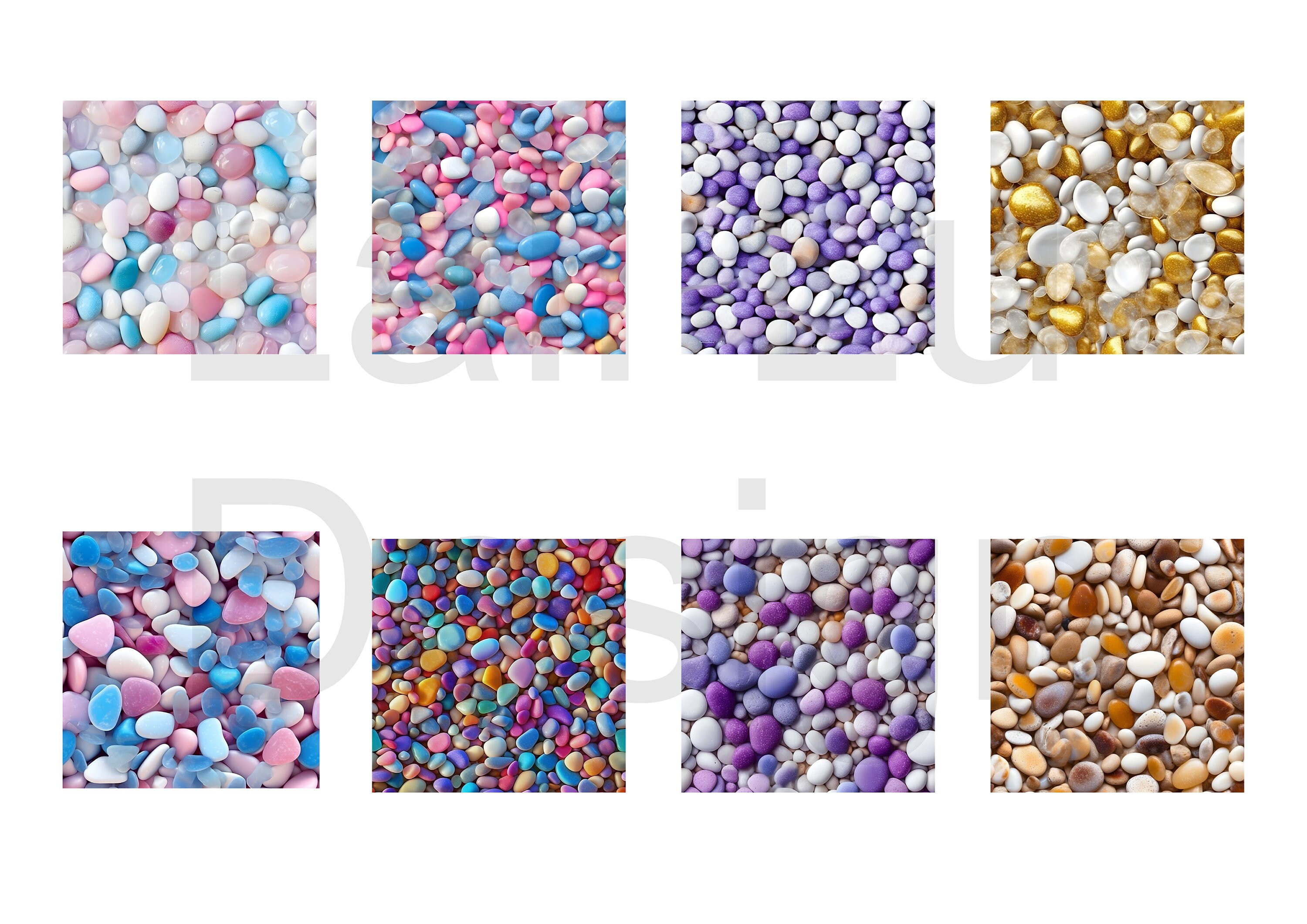 Pebbles Digital Scrapbook Printable Paper * Digital Paper * Stones ...