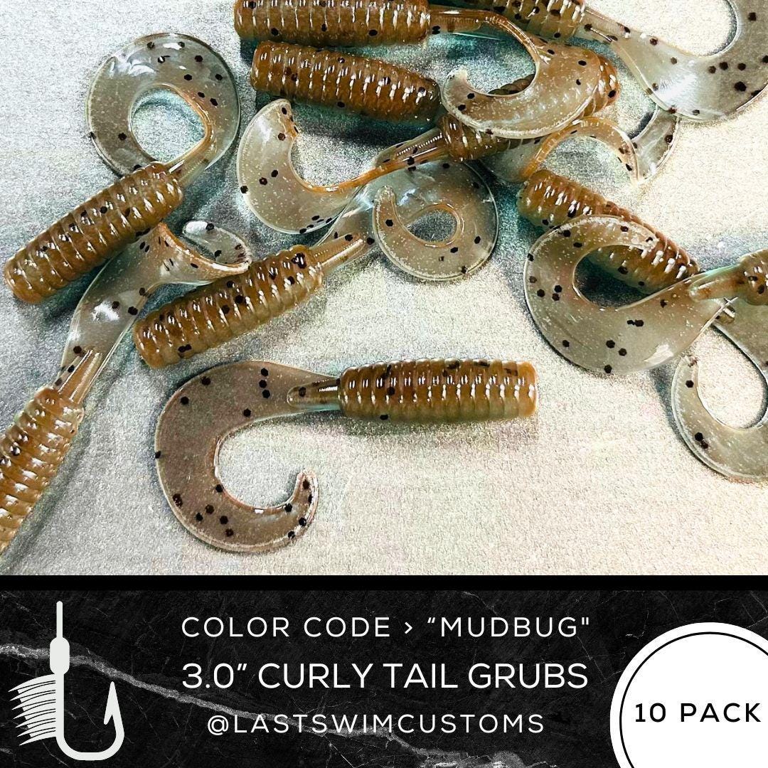 10PK 3.00 Epic Curly Tail Grubs - Etsy
