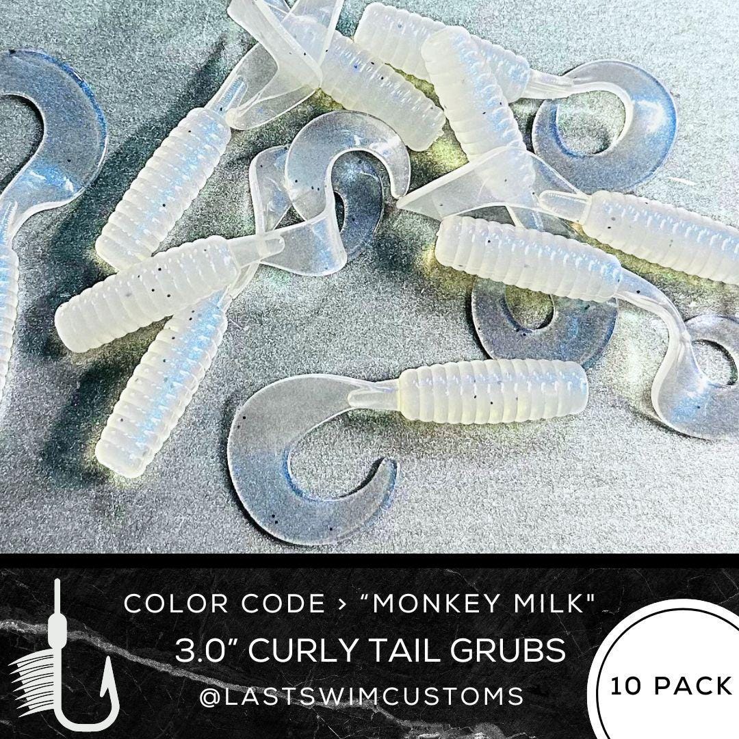 10PK 3.00 Epic Curly Tail Grubs - Etsy