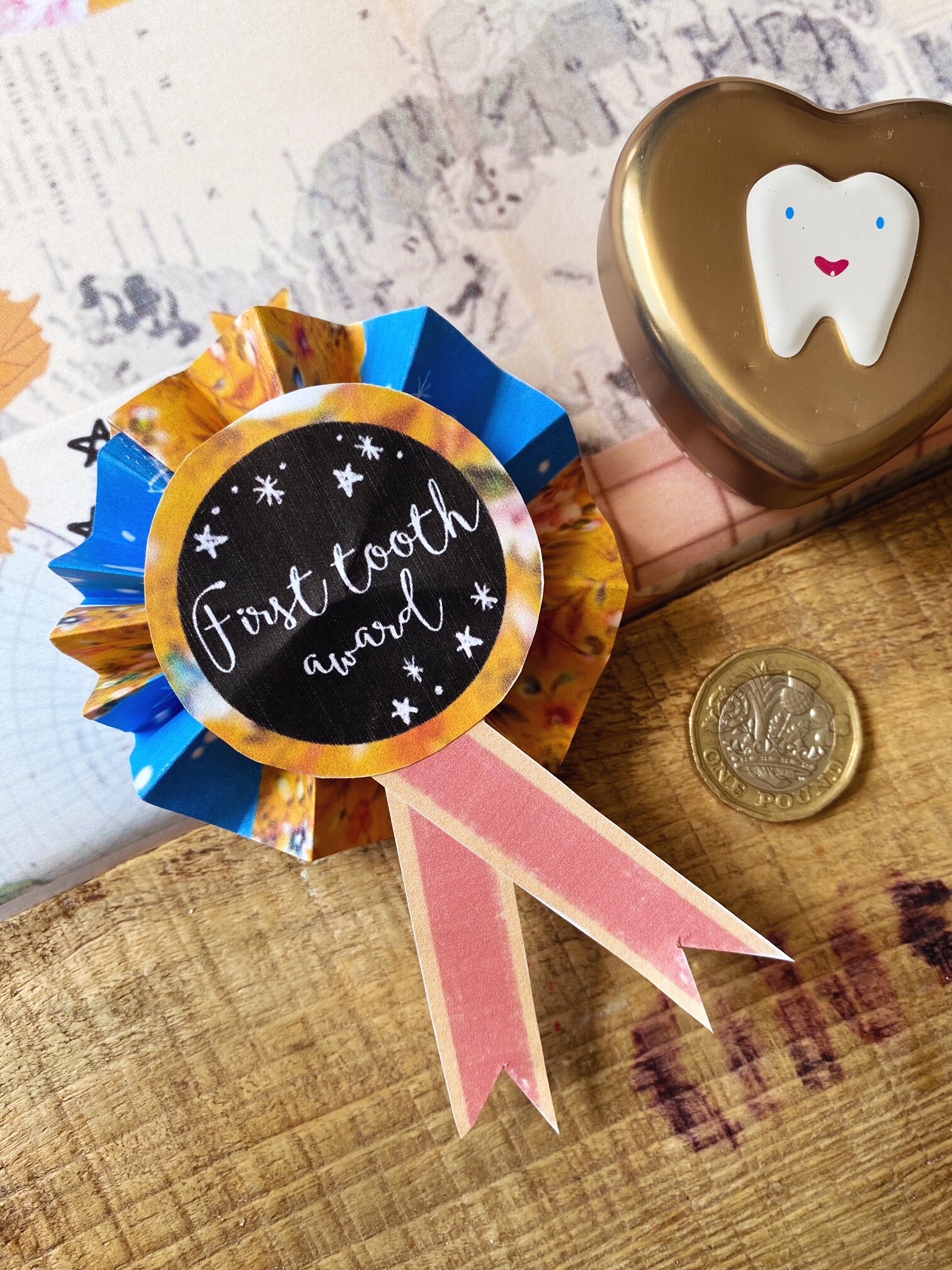Tooth Fairy Rosette, First Tooth, Tooth Fairy Printable, Tooth Fairy ...