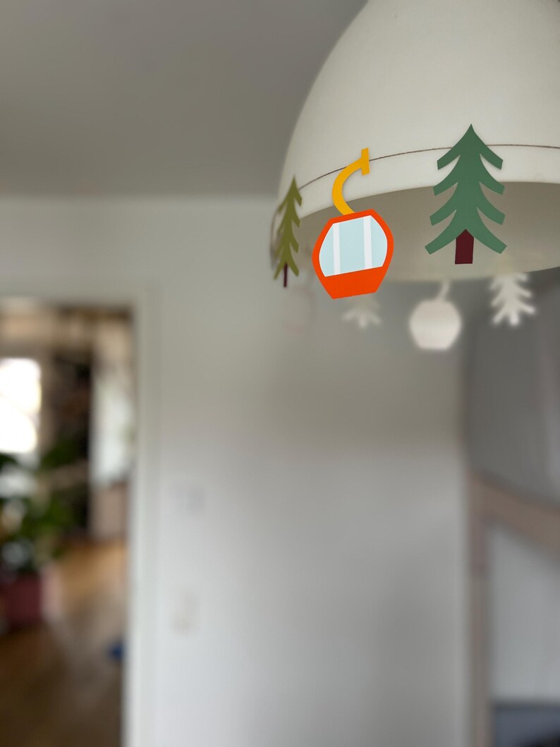 Paper Cable Car Garland - Printable DIY - Etsy