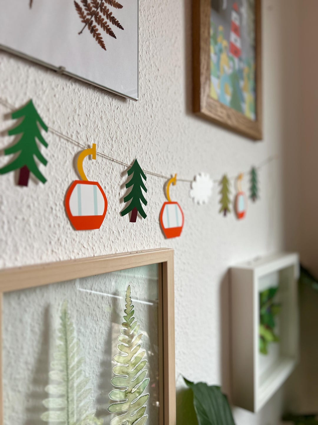 Paper Cable Car Garland - Printable DIY - Etsy Australia