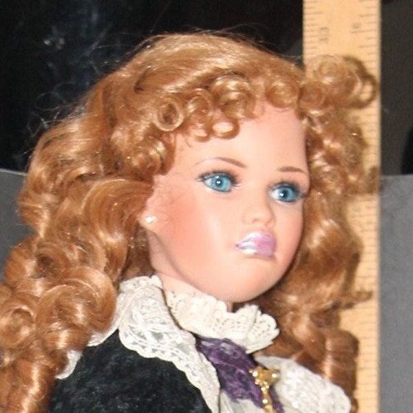 Large Porcelain Doll - Etsy