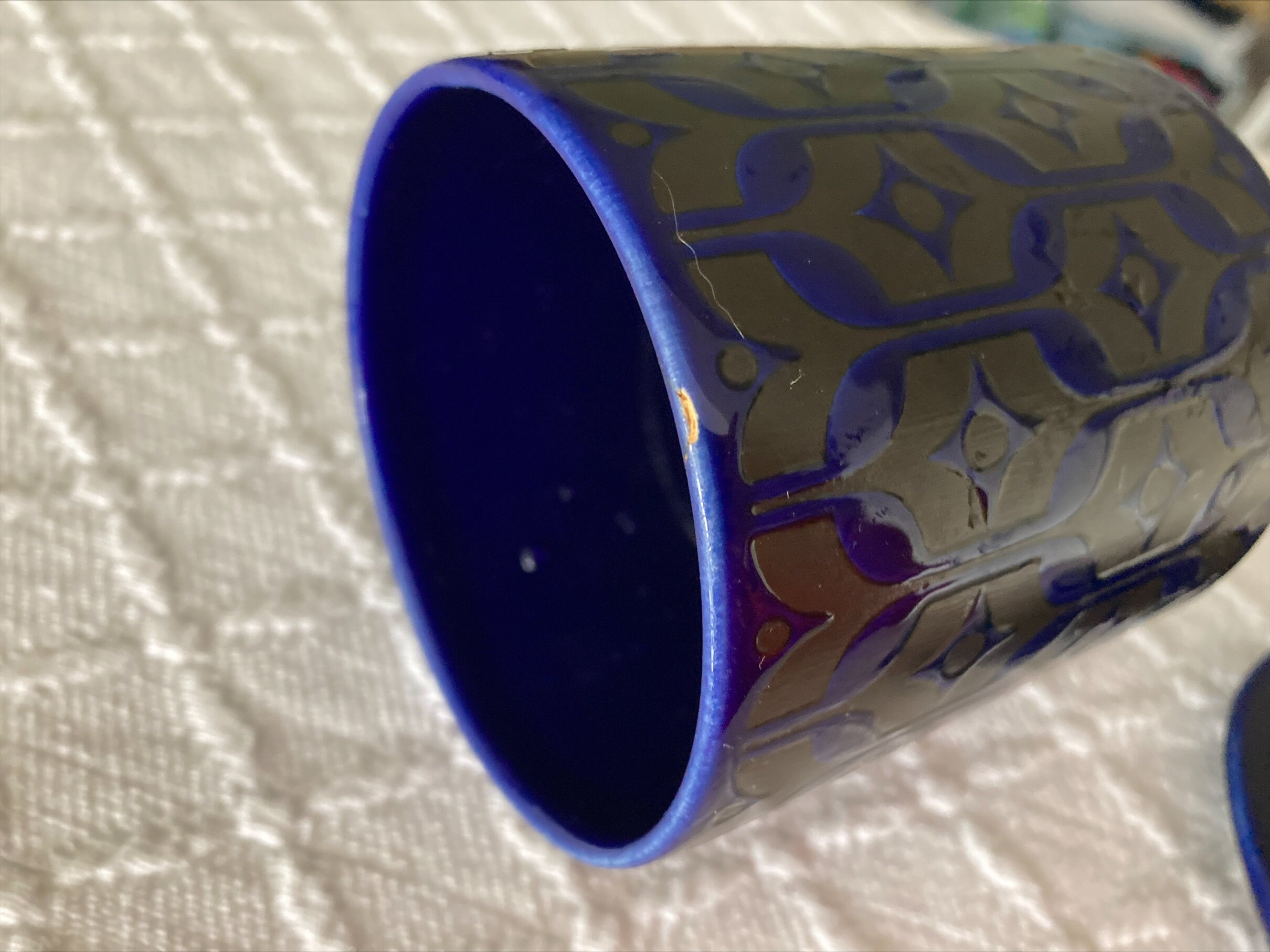 Hornsea Heirloom Midnight Blue Sugar Bowl With Lid Grade B - Etsy