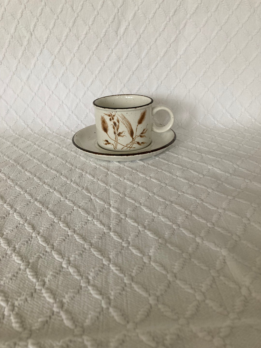 Midwinter - Coffee Cup and Saucer - Stonehenge Wild Oats - Etsy