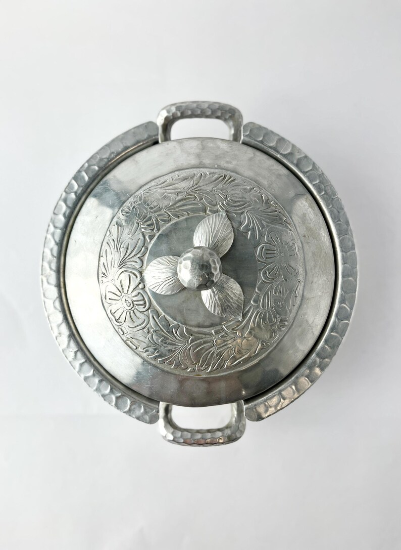 Vintage Hand-forged Everlast Metal Serving Dish With Lid - Etsy