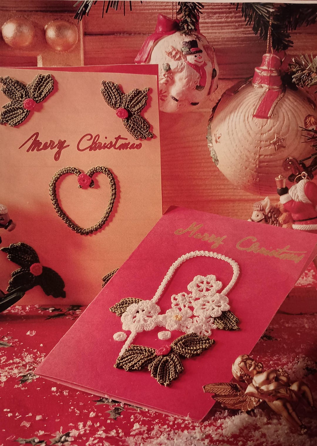 Vintage Christmas Card Crochet ( Pattern Only) - Etsy