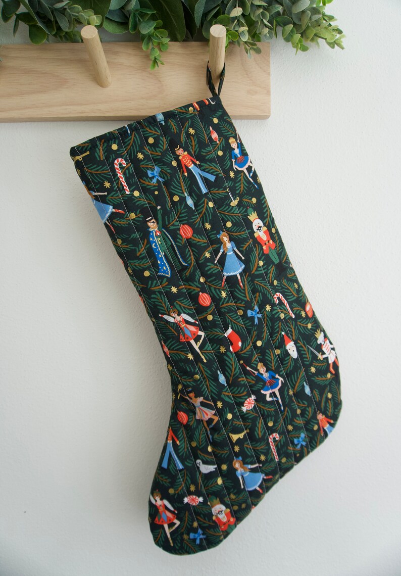 Nutcracker Handmade Quilted Stocking - Etsy