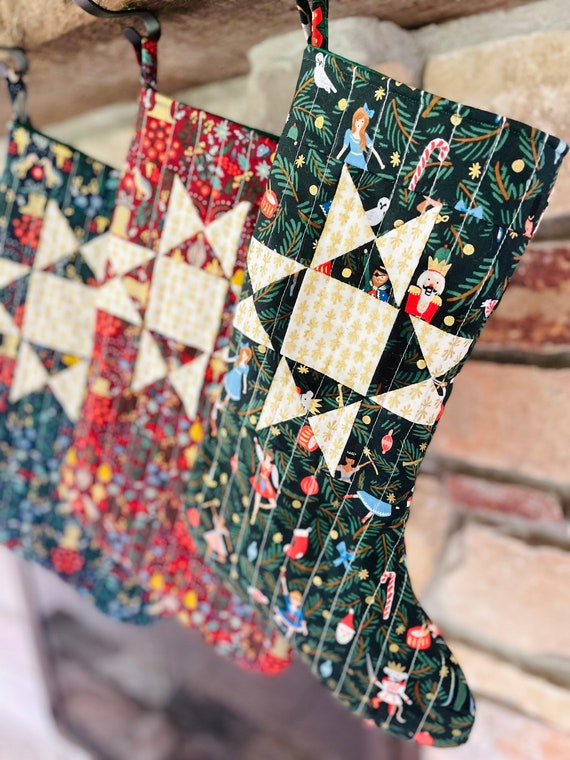 Nutcracker Handmade Quilted Stocking - Etsy