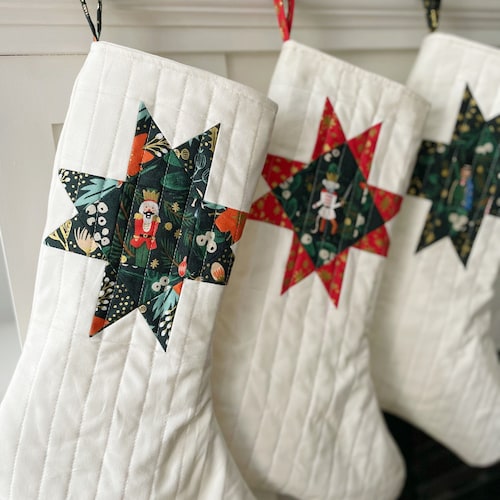 Red Dress Ballerina Handmade Quilted Stocking - Etsy