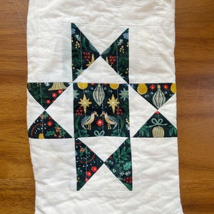 Quilted Navy Blue Rifle Paper Stocking - Etsy Canada