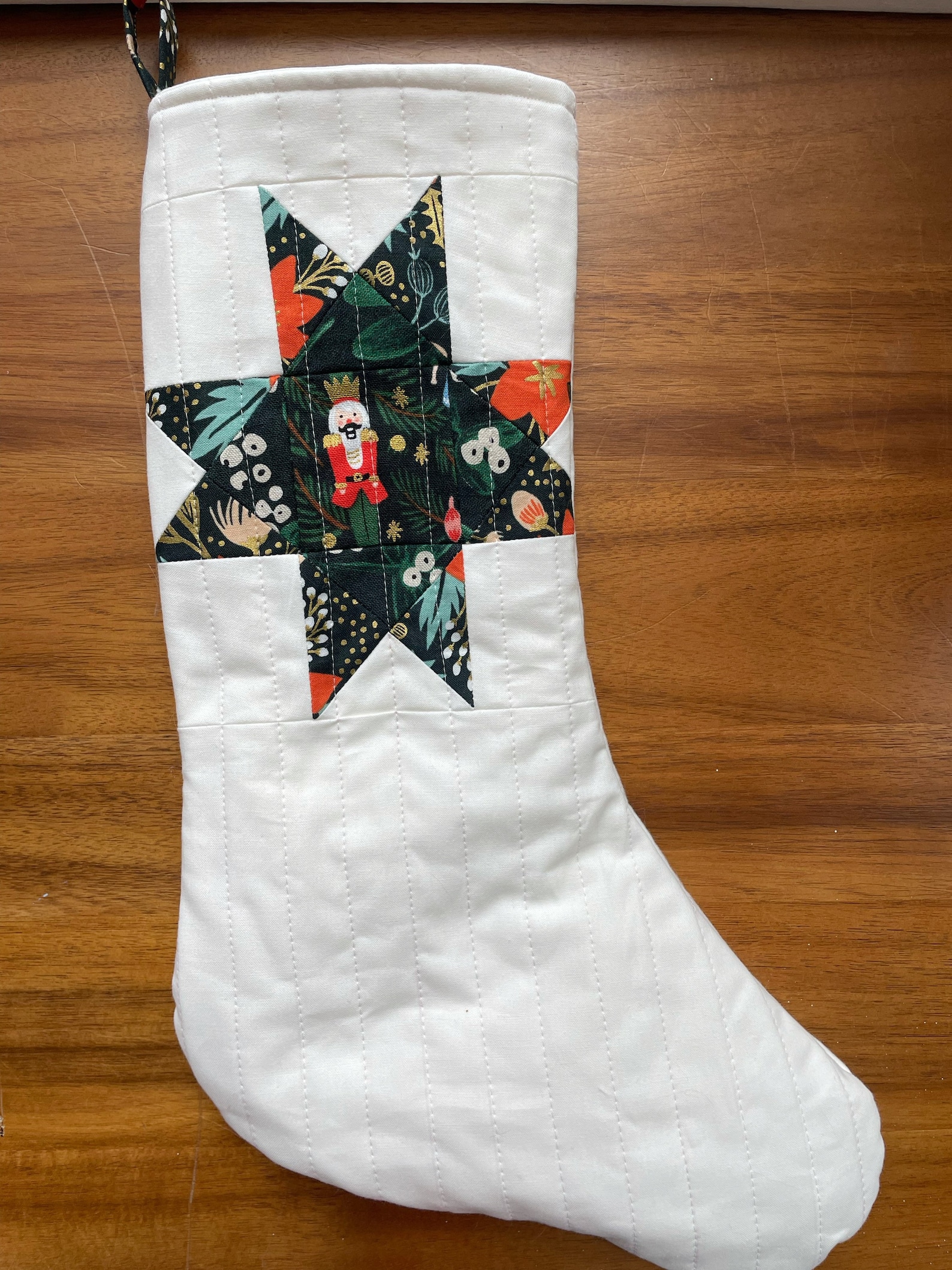 Nutcracker Handmade Quilted Stocking - Etsy