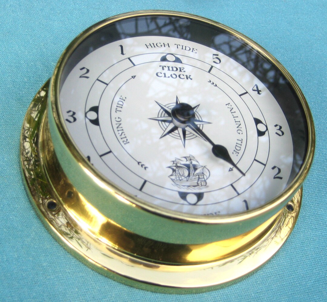 Tide Clock 12 Cm Made of Metal Pequeño Reloj De Mareas De 12 - Etsy