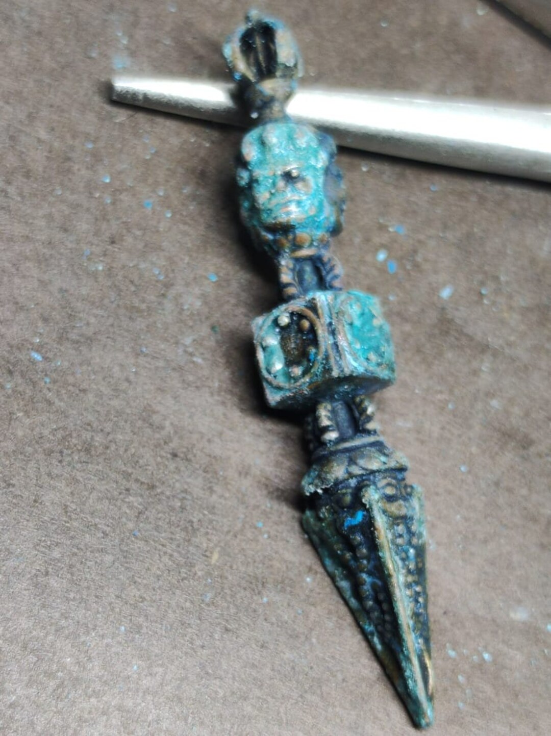 Ancient Bronze Antique Viking Amulet Amazing-old Warrior - Etsy