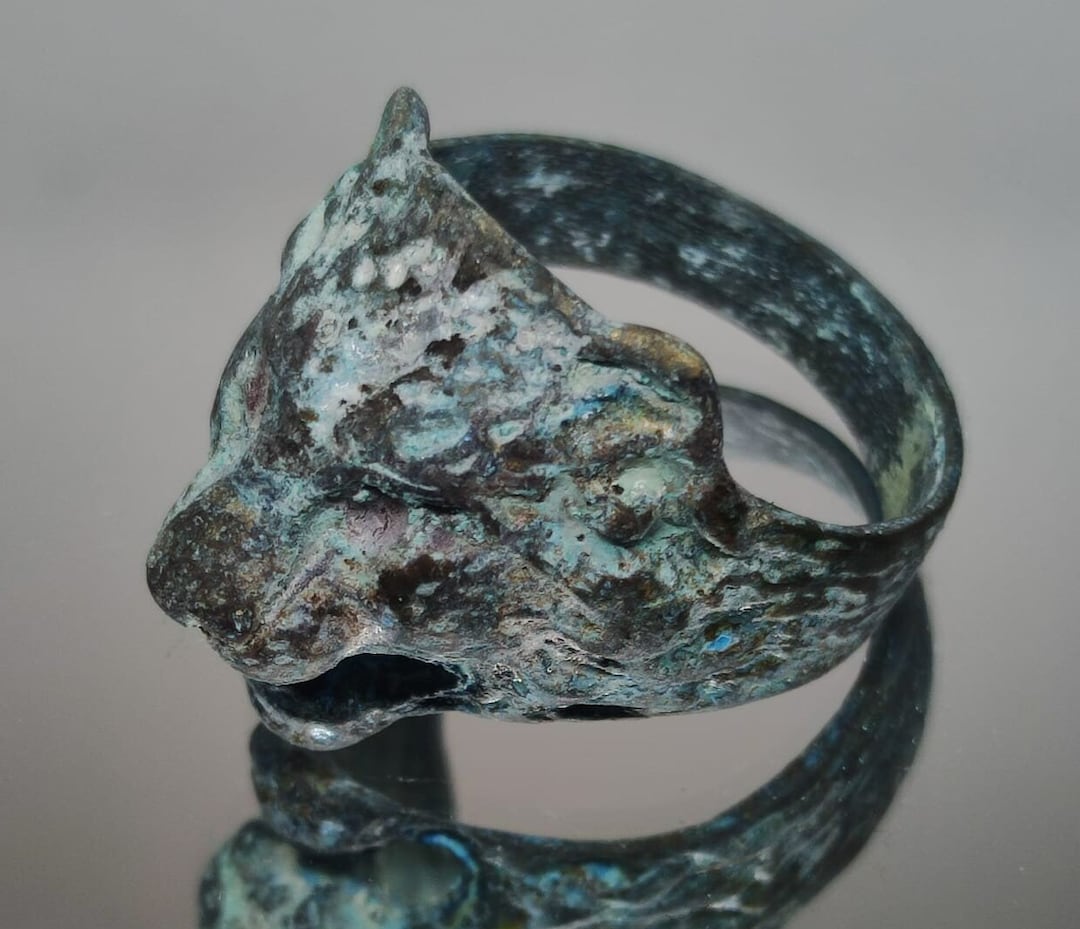 Very Rare Ancient Bronze Ring Antique Roman Style-old Amazing - Etsy