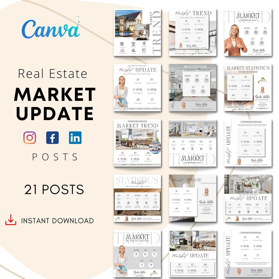 21 Market Update Instagram Posts Real Estate Social Media Real Estate ...