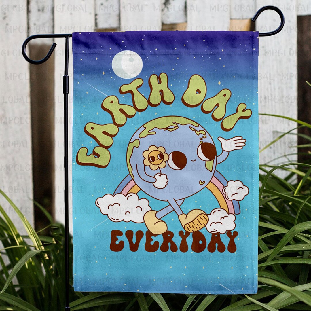 Eco-friendly Activist Garden Flag, Environment Climate Change Awareness ...