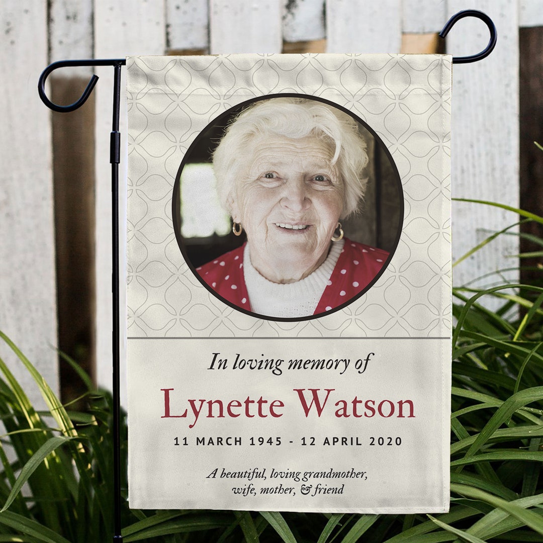 Memorial Celebration of Life Flag, Personalized Memorial Flag, in ...