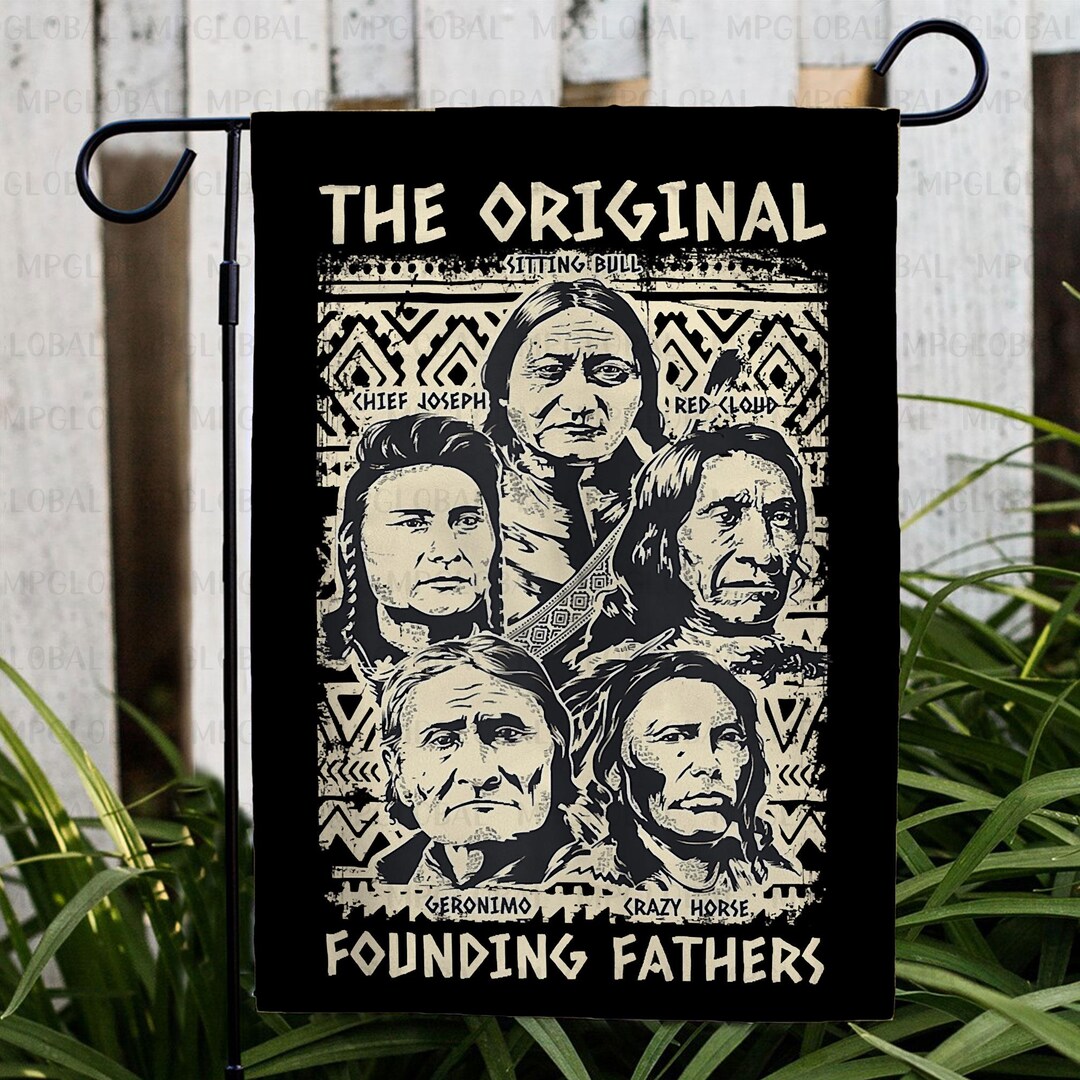The Original Founding Fathers Pride Flag, Sitting Bull Native ...