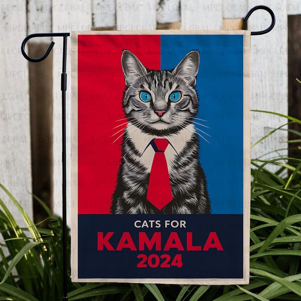 Cats for Kamala Flags - Etsy