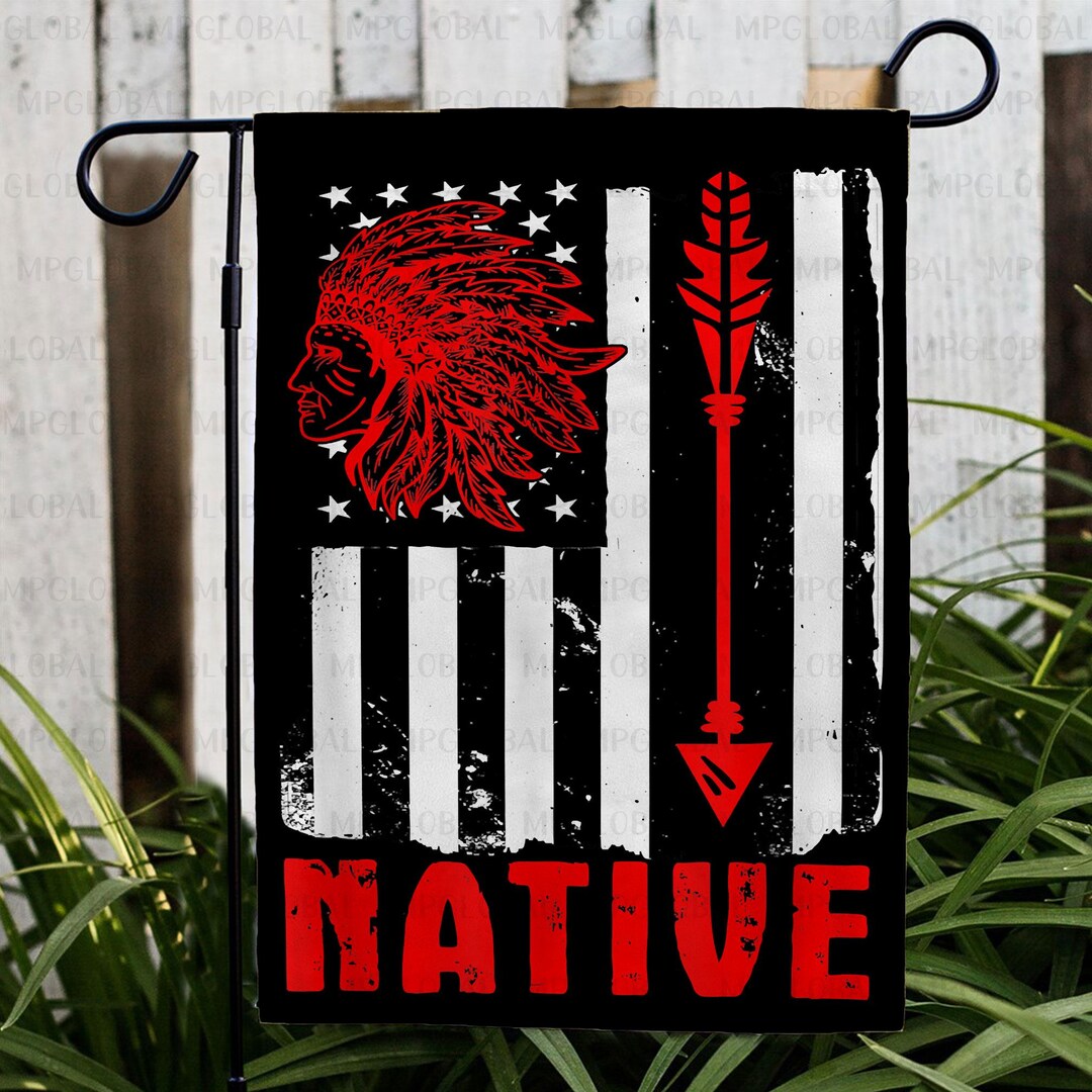 Immigrants Arrow Native Spiritual Flag, Since 1492 Yard Flag, Native ...