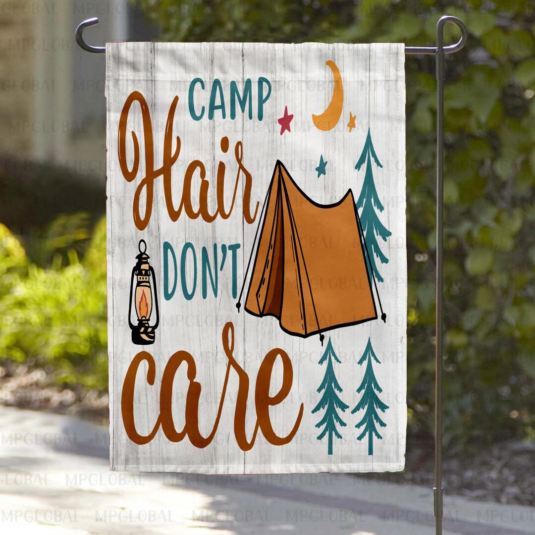 Camping Life Funny Quotes Flag, Hiking Explore Nature Flag, Go Where ...
