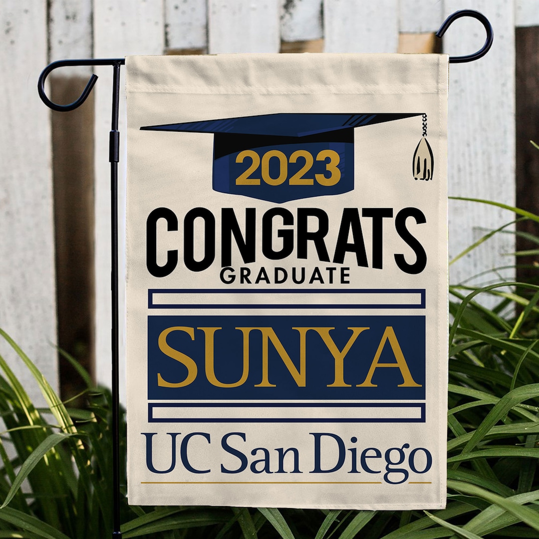 Personalized Graduation Party Flag, Custom Senior Class of 2024 Flag ...