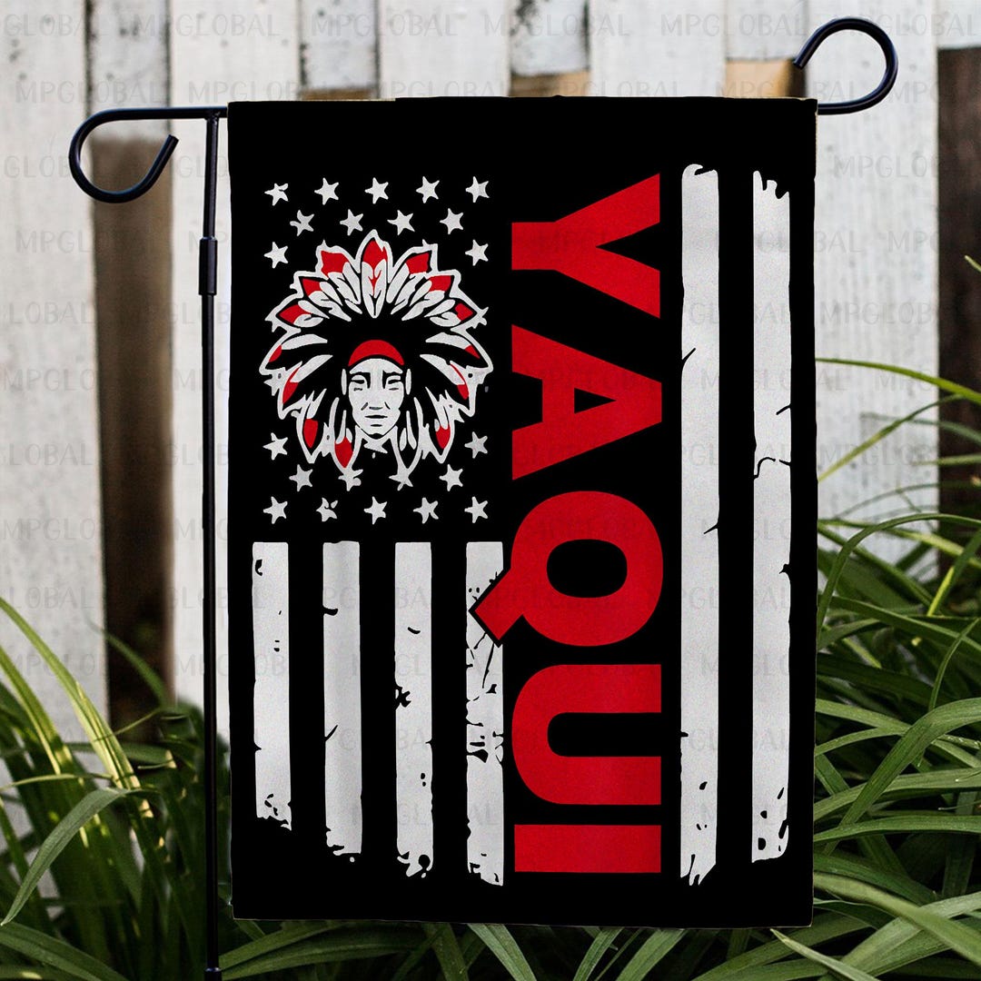Yaqui Tribe Lumbee Pride Flag, Native and Proud Yard Flag, No One is ...