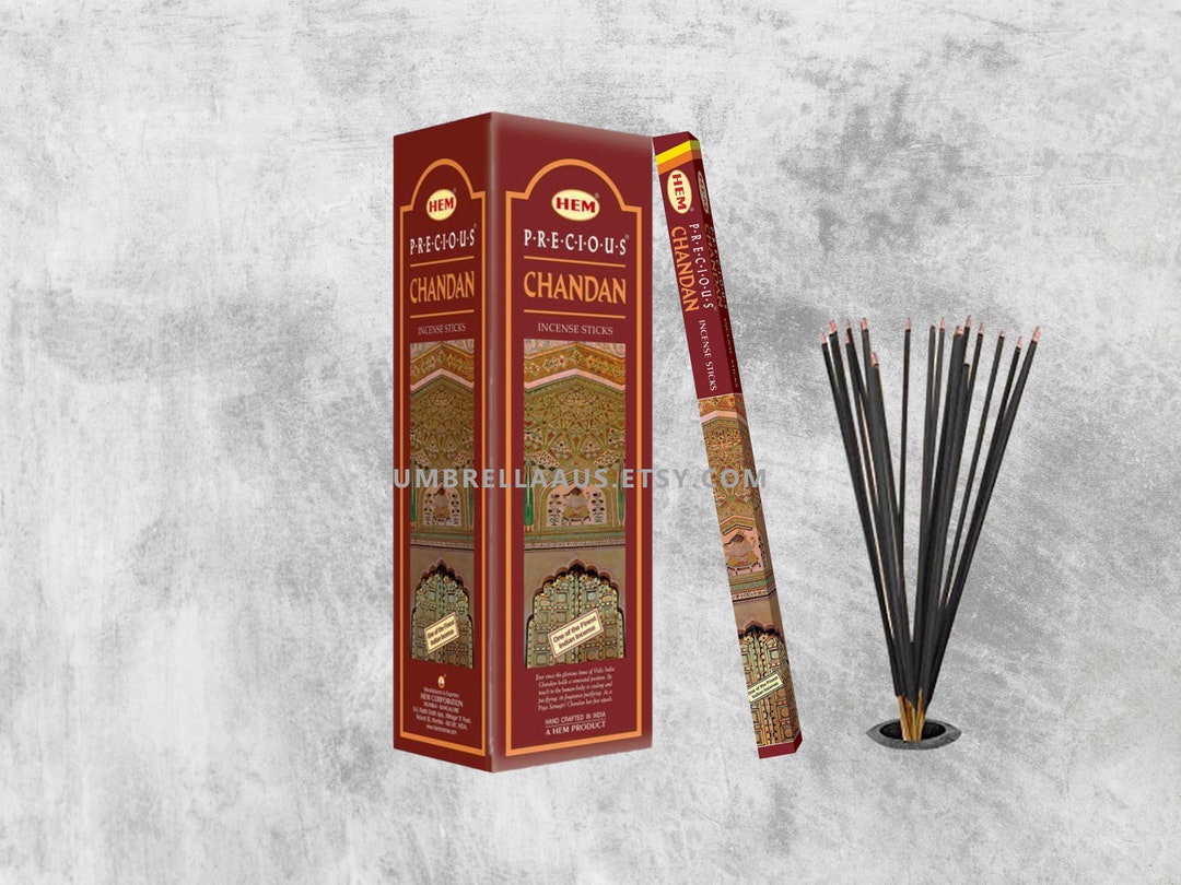 Precious Chandan sandalwood Incense Sticks. Square Pack. Hem. 200 ...