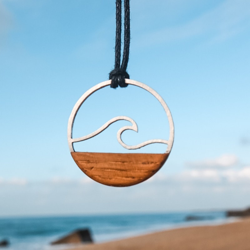 Wave Necklace - Etsy