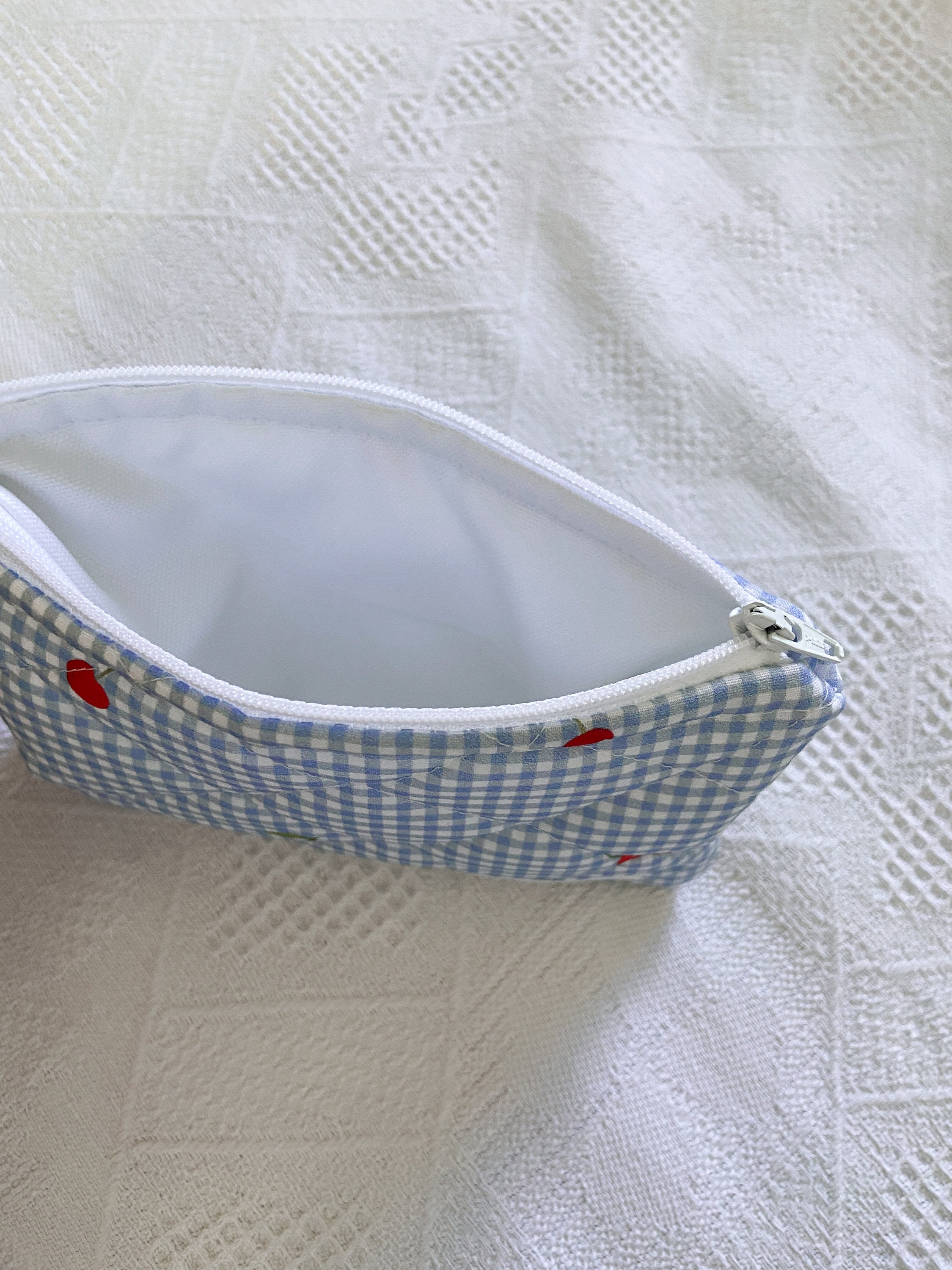 Blue Cherry Pouch - Etsy