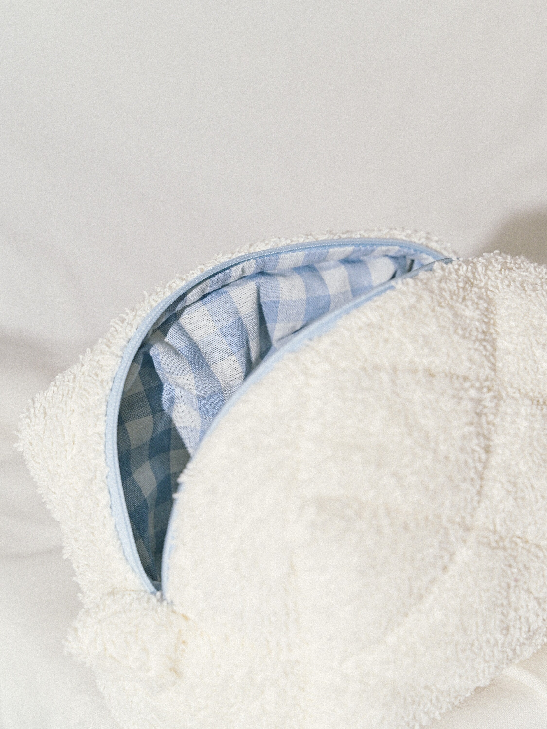 Cream Towel Quilted Pouch - Etsy