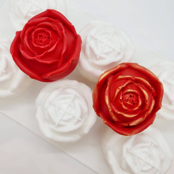 Rose Silicone Mold - Etsy