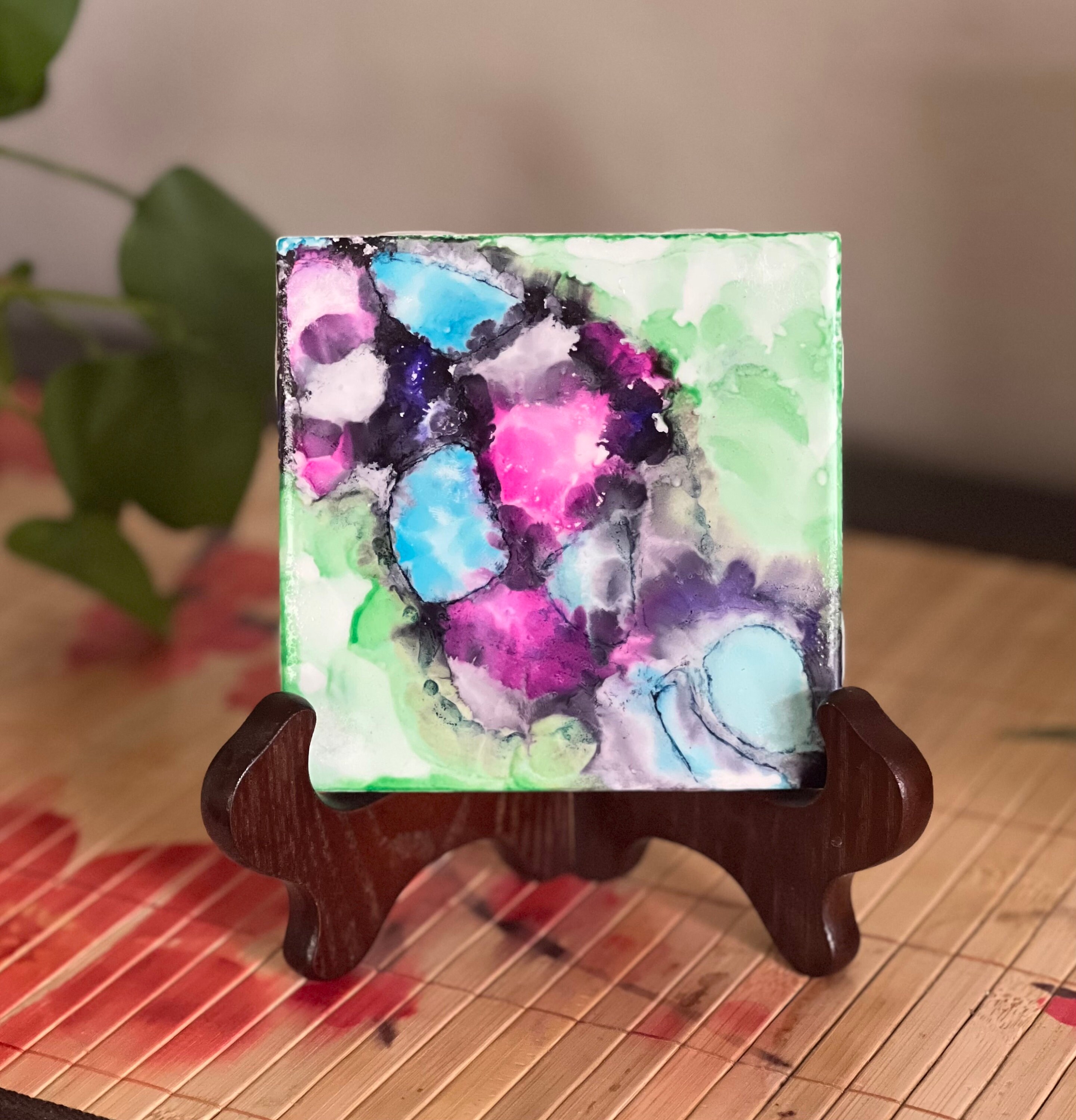 Ceramic Tile Trivet and Coaster Set - Etsy