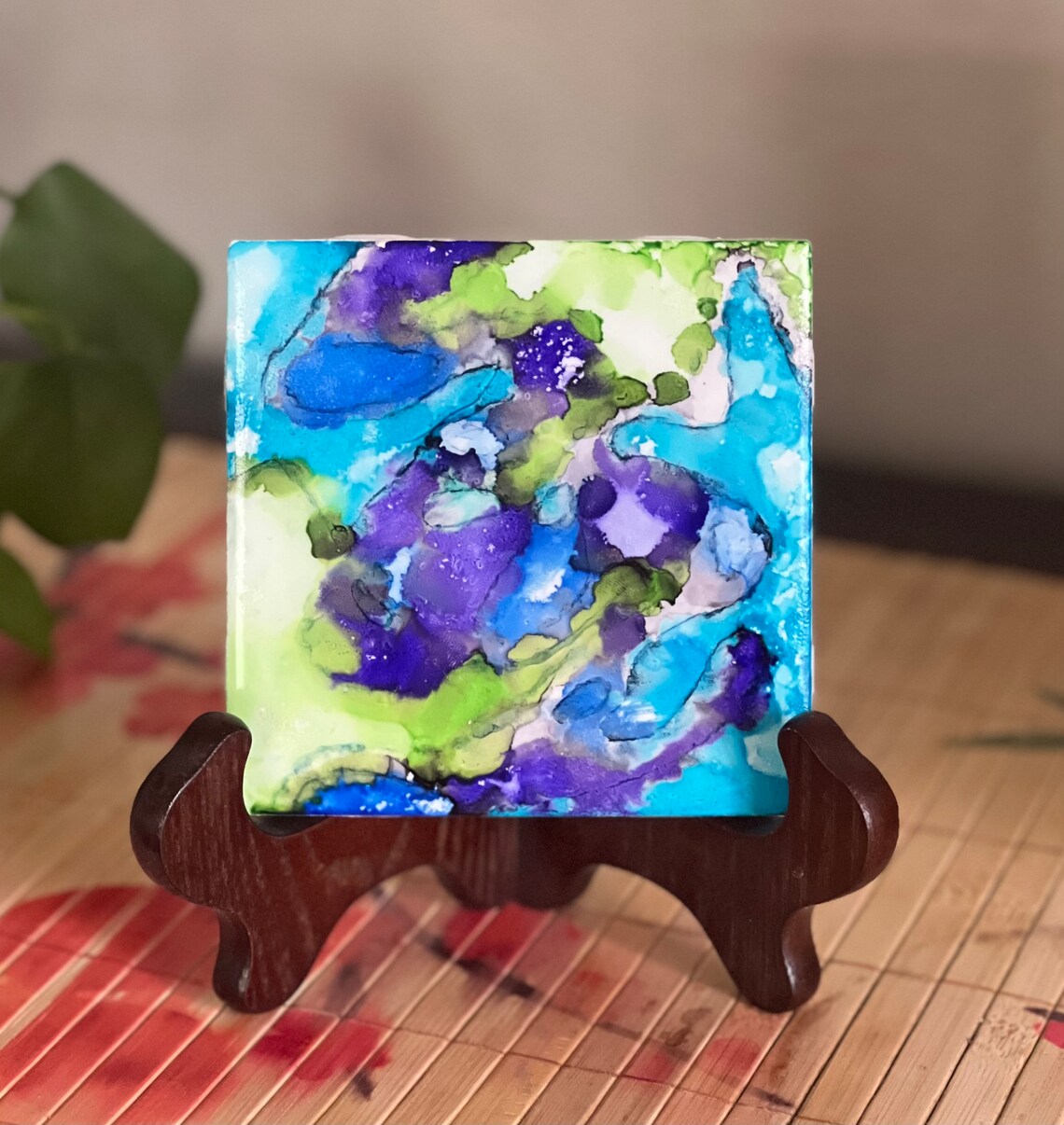 Ceramic Tile Trivet and Coaster Set - Etsy