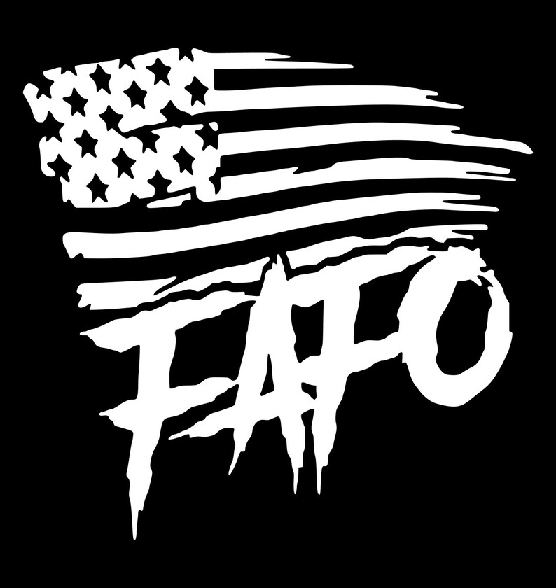 FAFO F Around and Find Out Vinyl Decal Car Truck Laptop Tumbler Stanley ...