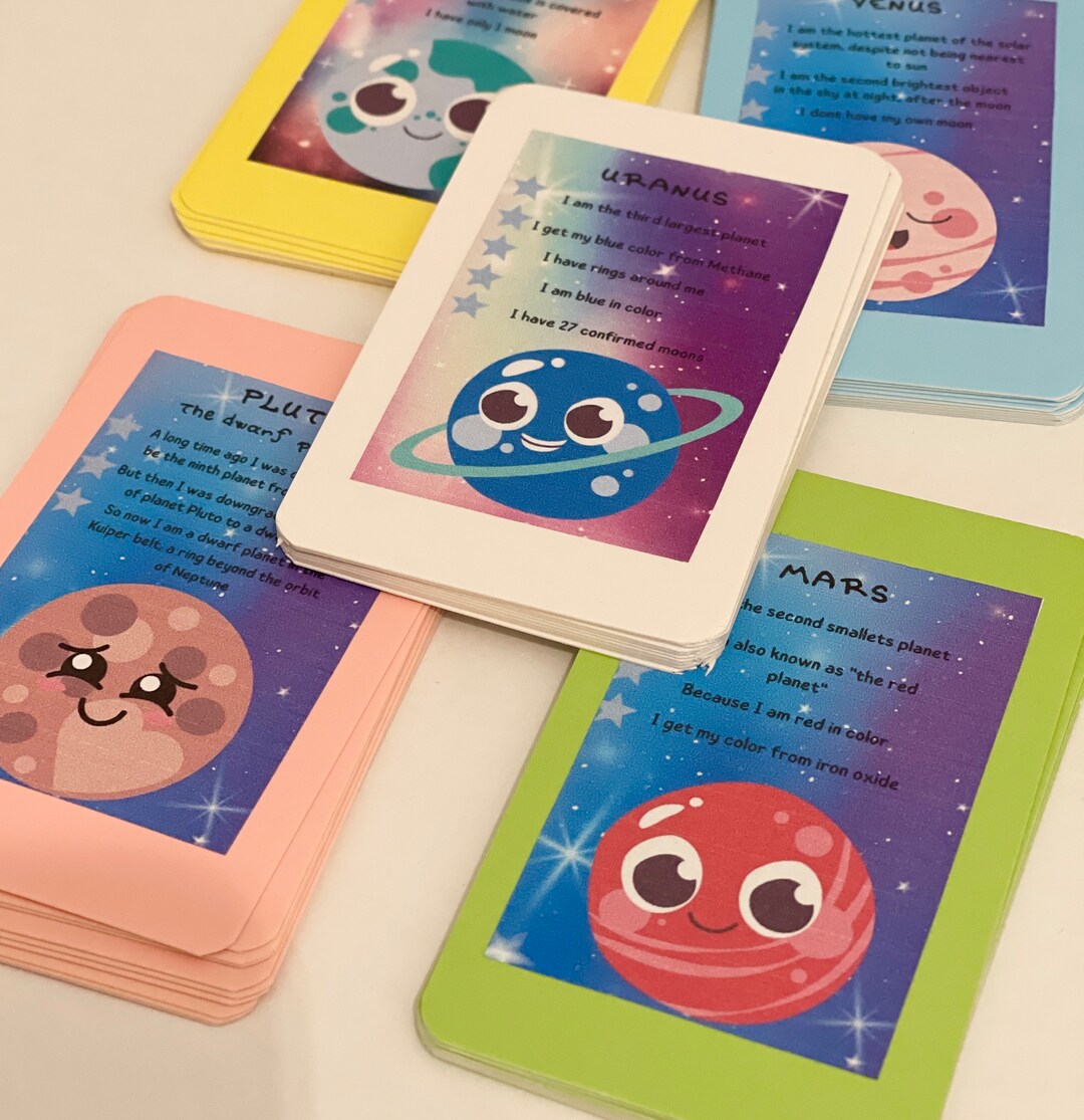 Recyclable Planet Fact Cards - Kids Learning Cards - Education Fact ...