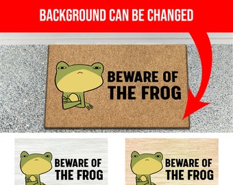 Frog Door Mat - Etsy