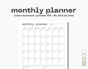 Chapter Summary Big Picture Tool Printable PDF Minimalist Digital ...
