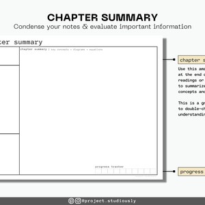 Chapter Summary | Big Picture Tool | Printable PDF | Minimalist Digital ...