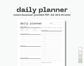 Chapter Summary Big Picture Tool Printable PDF Minimalist Digital ...