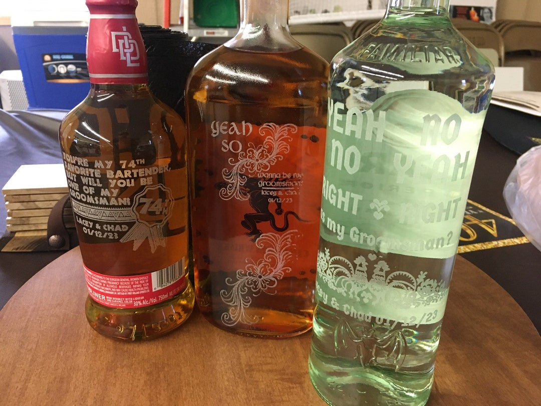 Engraved Liquor Bottles - Etsy
