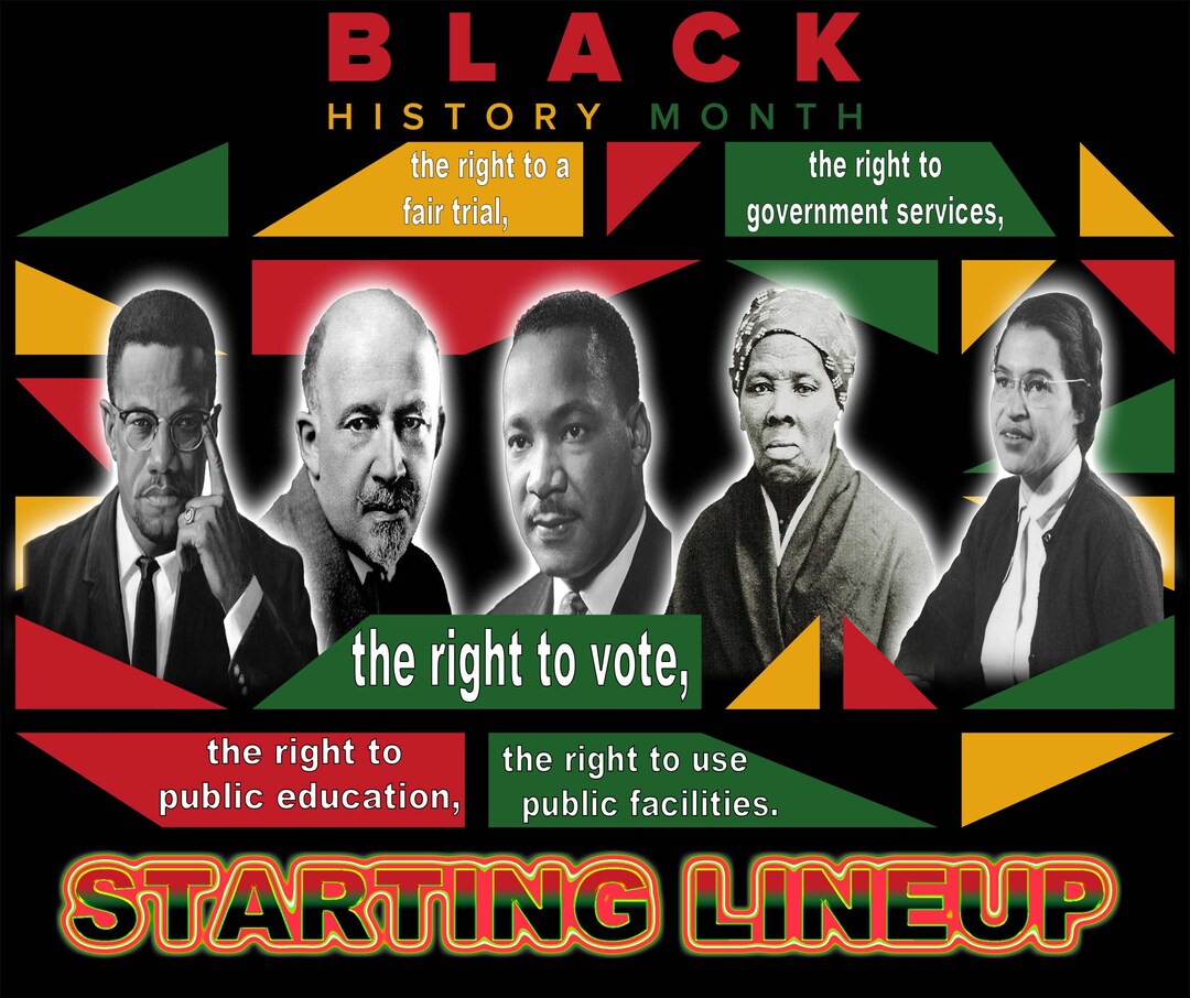 Equality Black History Month - African American T Shirt Designs - Black ...