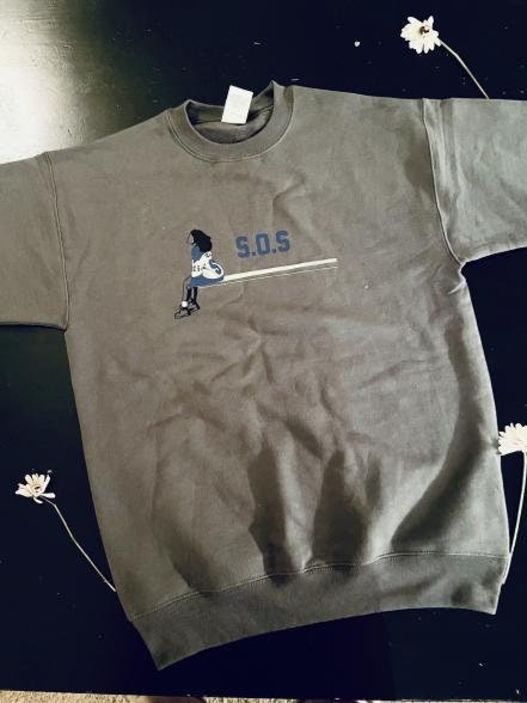 S.O.S SZA Sweater - Etsy