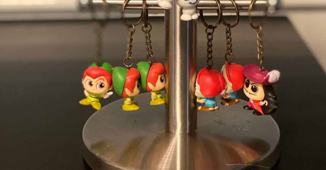 Series 6 Keychains With Resin Pendent - Etsy