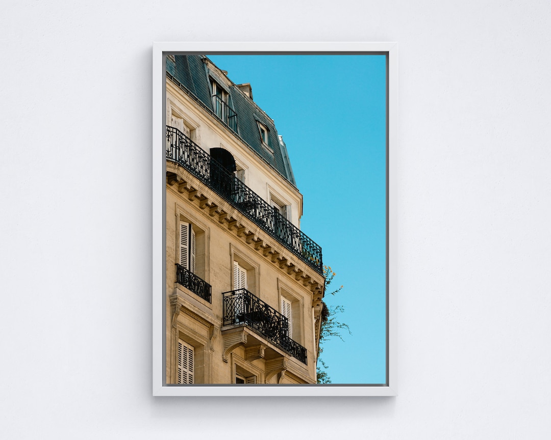 Printed Poster - Paris - French Balconies - Etsy