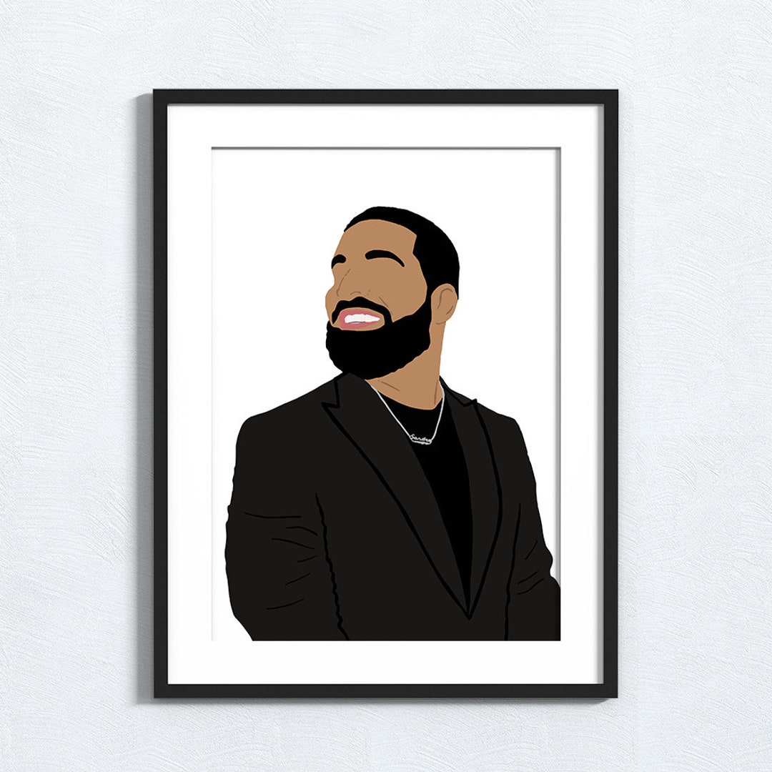 Drake - Minimalistic Poster - Etsy
