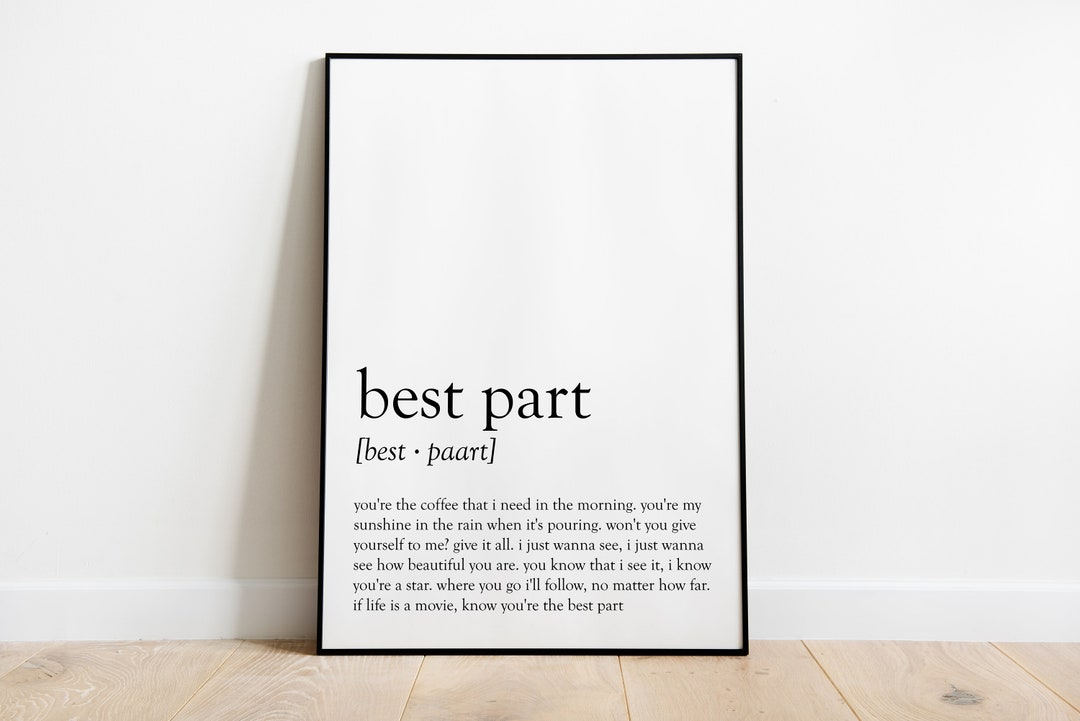 Best Part H.E.R. Printable Quote - Etsy